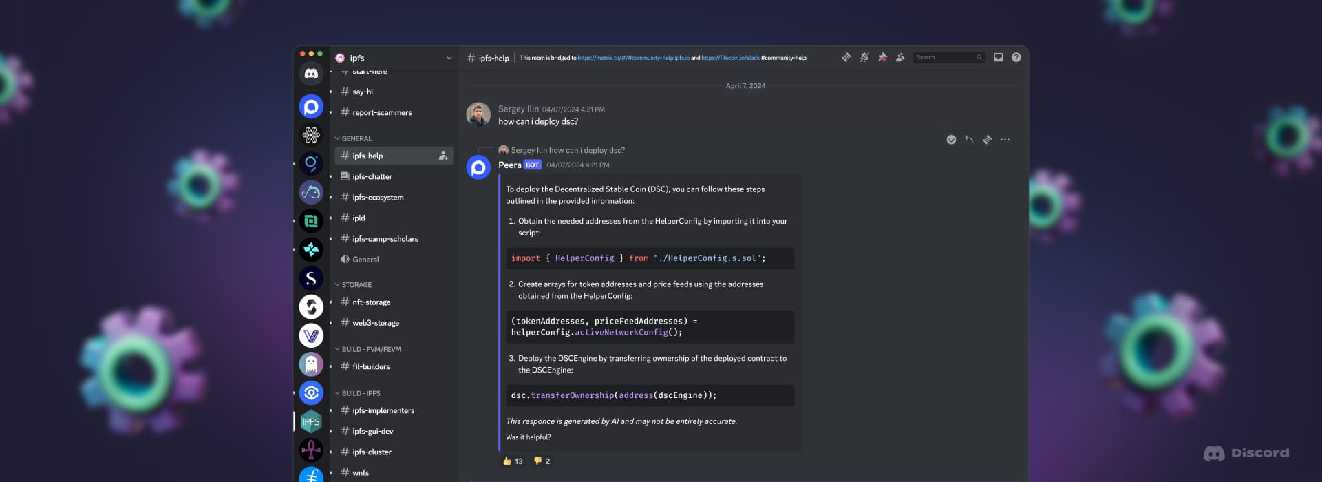 Step-by-Step Guide to Add AI Bots to Discord: Example of Peera
